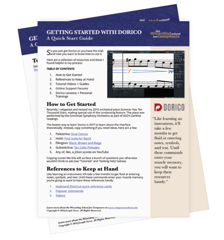 Getting Started with Dorico — The Wizarding School for Composers